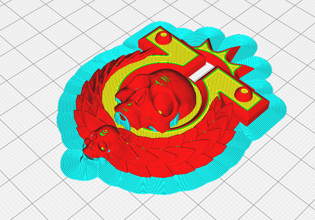 📛 Ultramarine chapter badge・ STL File for ・Cults