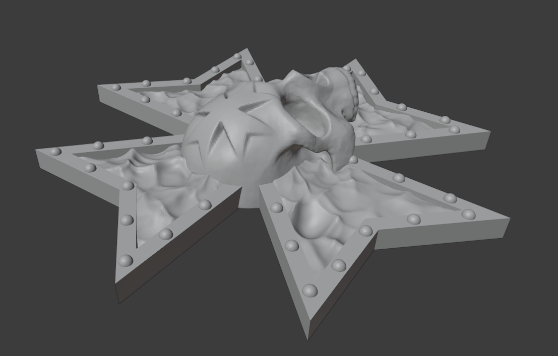 📛 Black Templar chapter badge・ 3D File for ・Cults