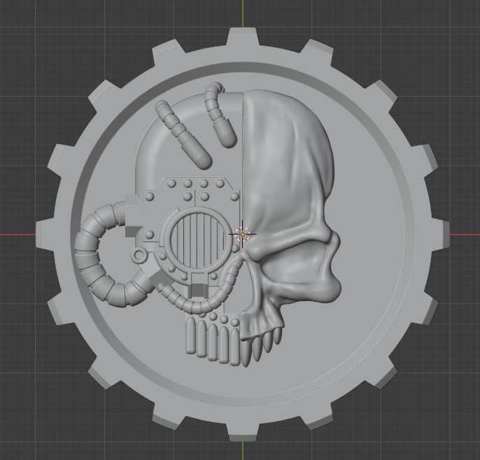 STL 文件 Adeptus Mechanicus Sign Badge 📛 （OBJ）・可下载 3D 打印模型・Cults