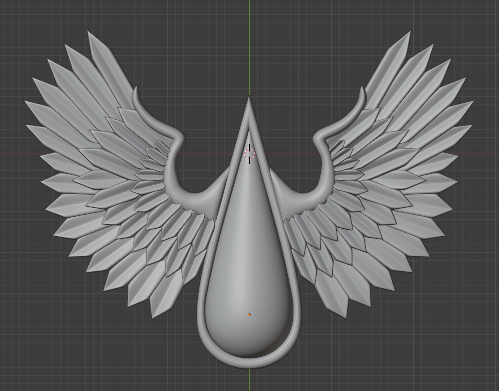 STL 文件 Blood Angels chapter badge 🩸 （OBJ）・可下载 3D 打印设计・Cults