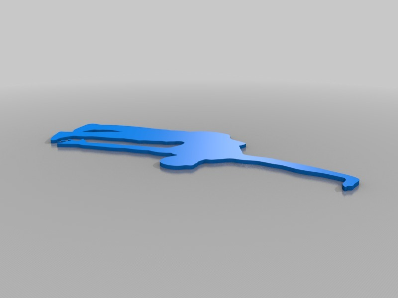 Free 3D file Fortnite extruded 2D 🎲・3D printable model to download・Cults