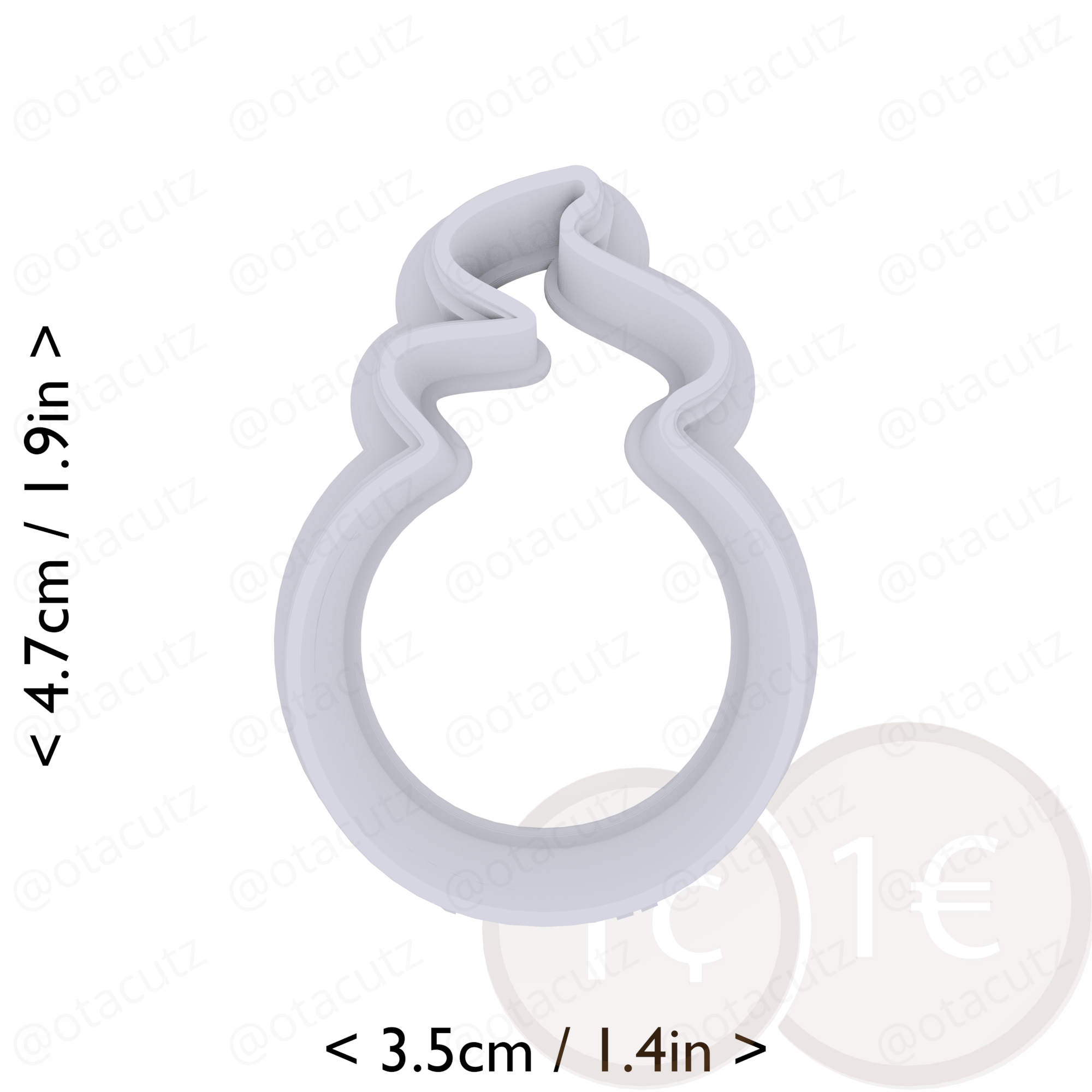 STL file Soul Cookie Cutter 1.5in / 3.8cm 🍪 ・3D printer model to ...