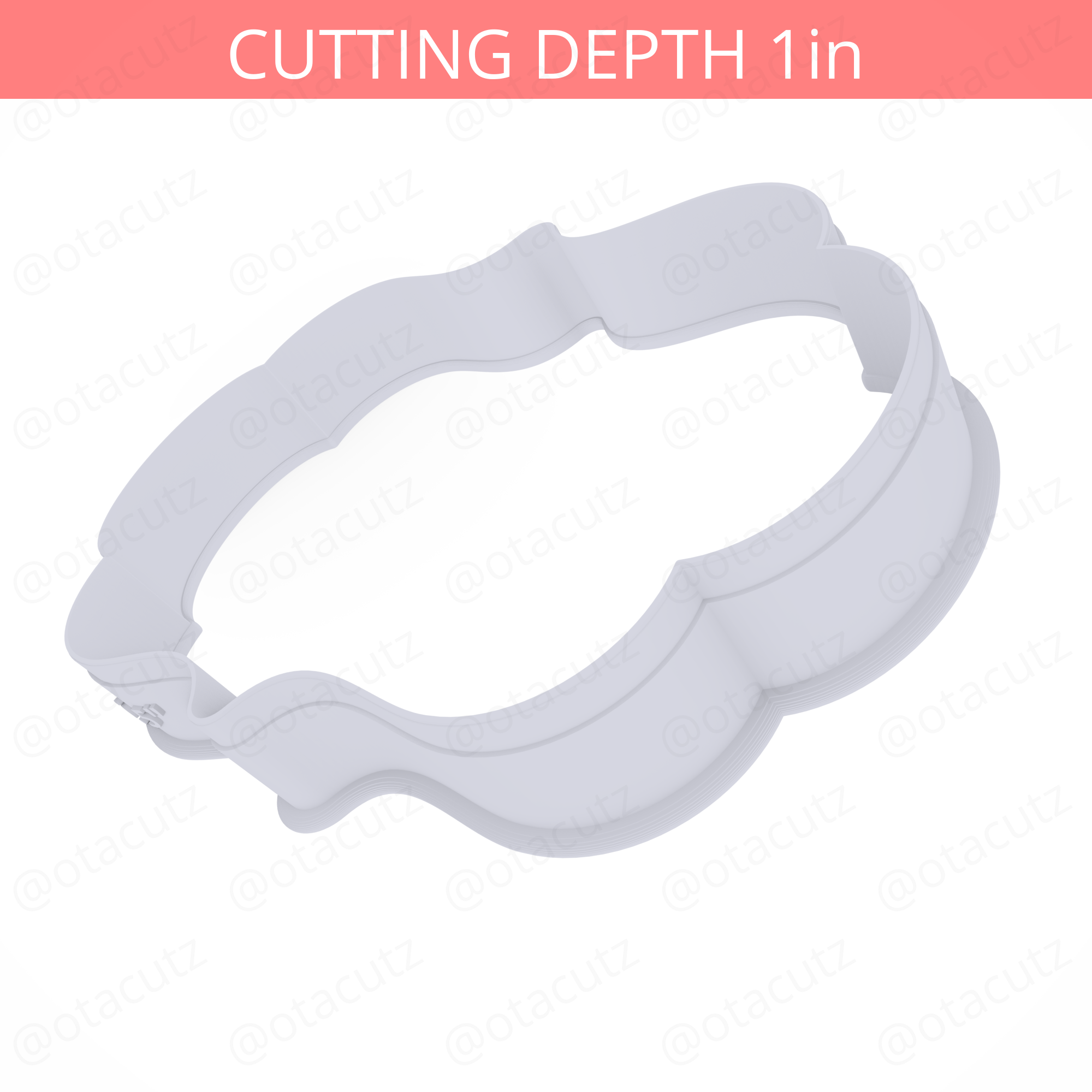 STL file Plaque #1 Cookie Cutter 6.5in / 16.5cm 🍪 ・3D printable model ...