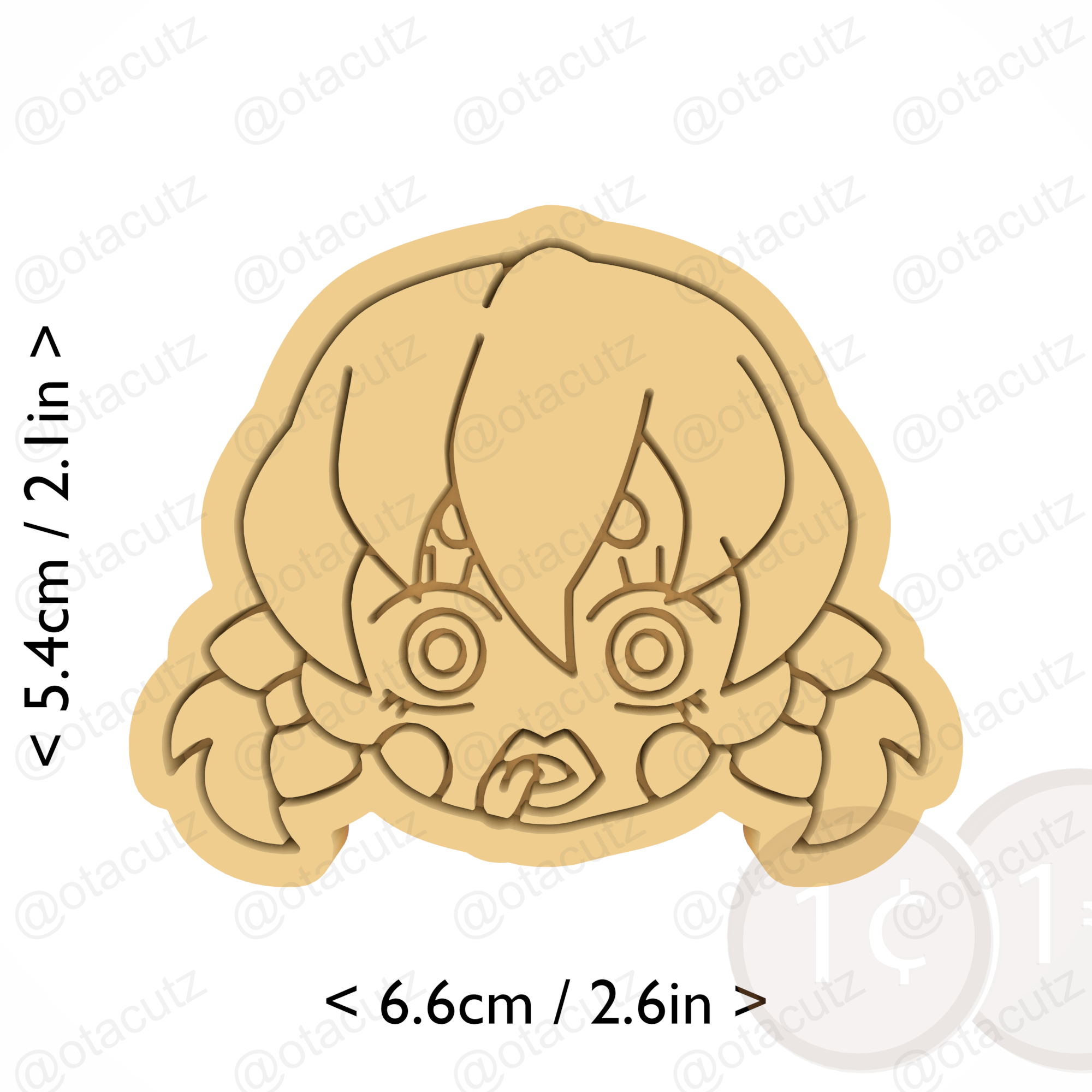 🍪 Inosuke Geisha Ver Cookie Cutter / KNY・Free 3D File for 3D printing・Cults