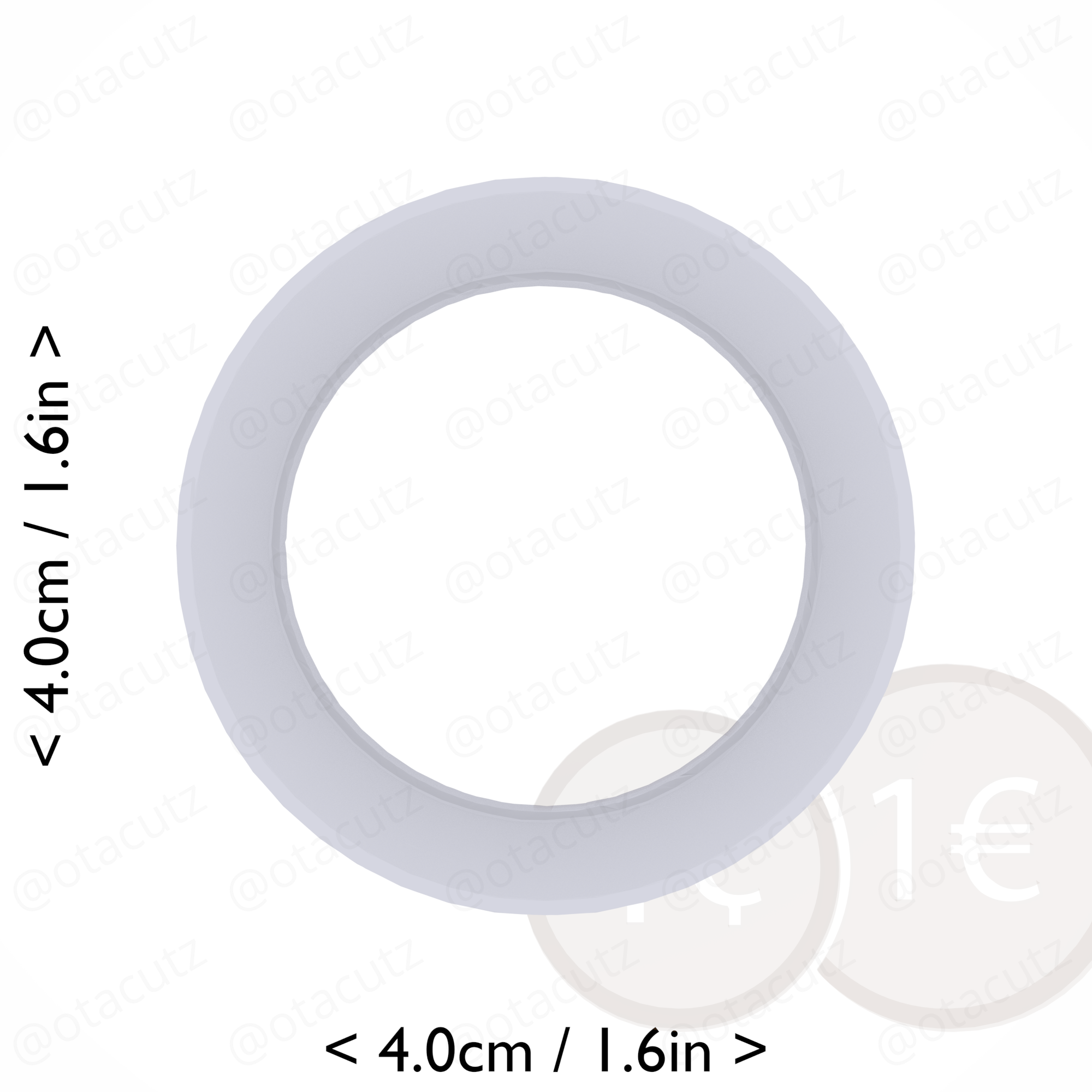 STL file Round Cookie Cutter 35mm 🍪 ・3D printer model to download・Cults