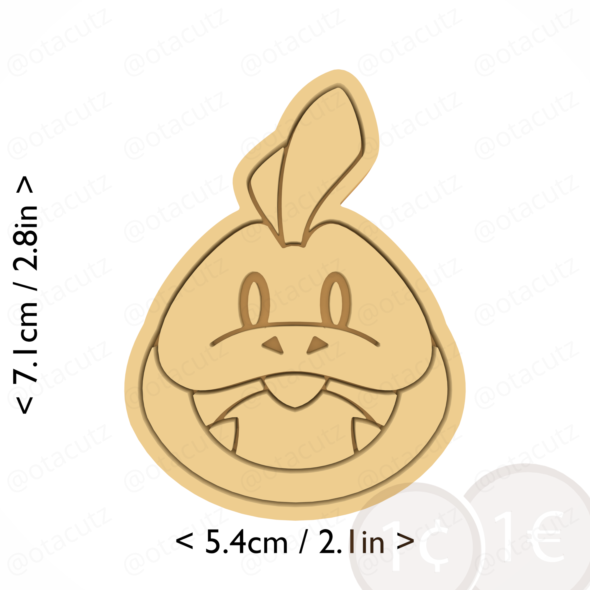 Free 3D file #0909 Fuecoco Cookie Cutter / Pokémon 🍪・3D printable model ...