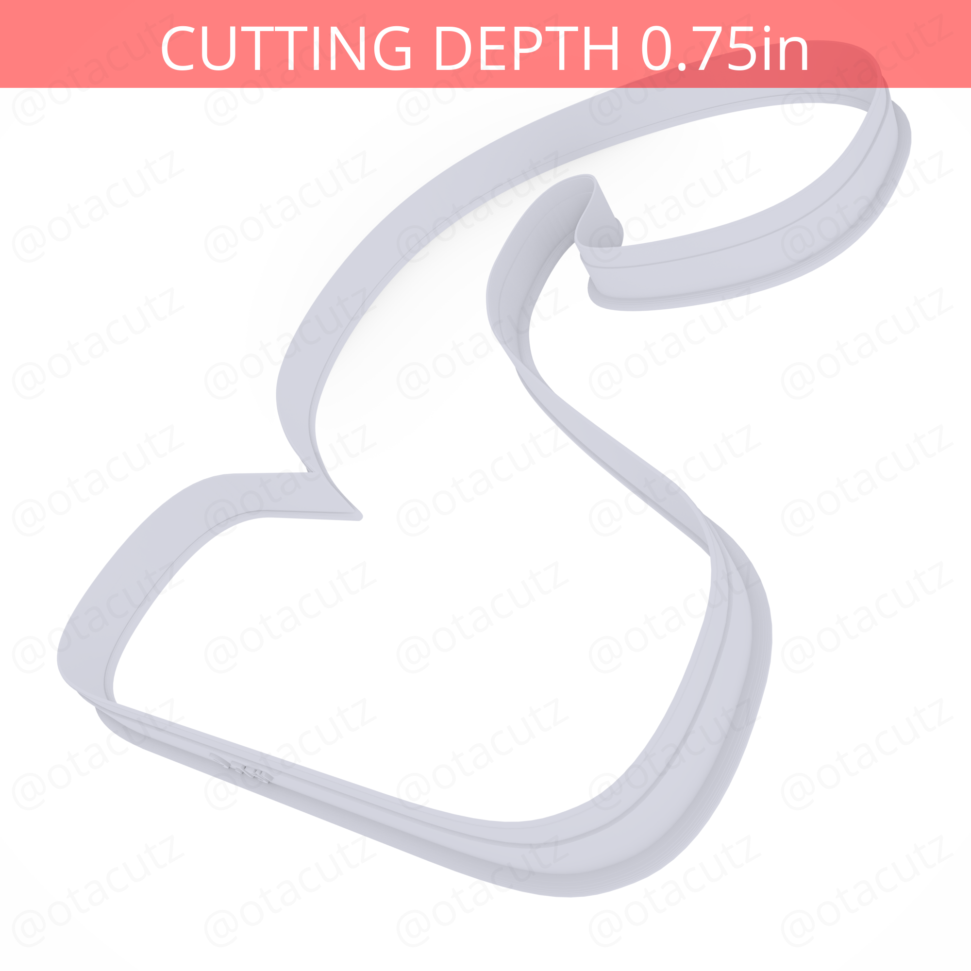 STL file Number Two Cookie Cutter 9.75in / 24.8cm 🍪 ・Design to download ...
