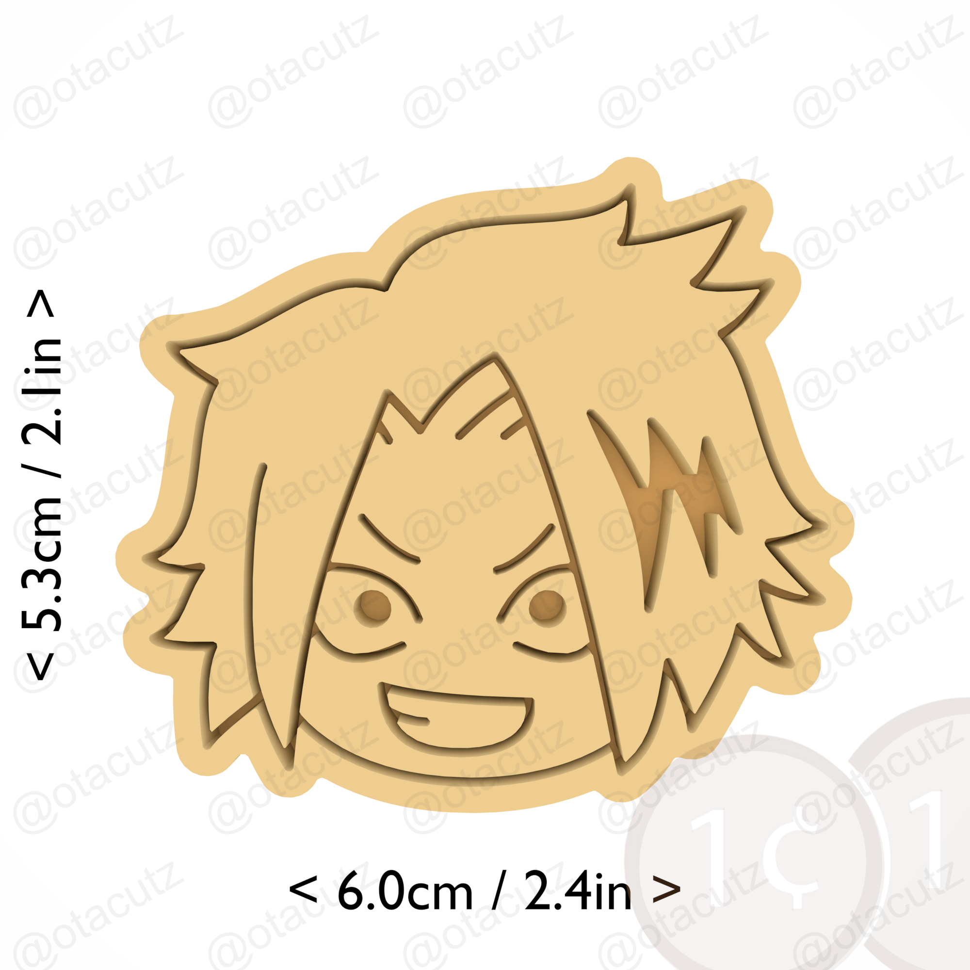 🍪 Denki Citizen Cookie Cutter / MHA・Free 3D File for 3D printing・Cults