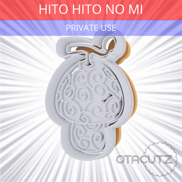 🍪 Hito Hito No Mi Cookie Cutter / One Piece・Free 3D File for ・Cults