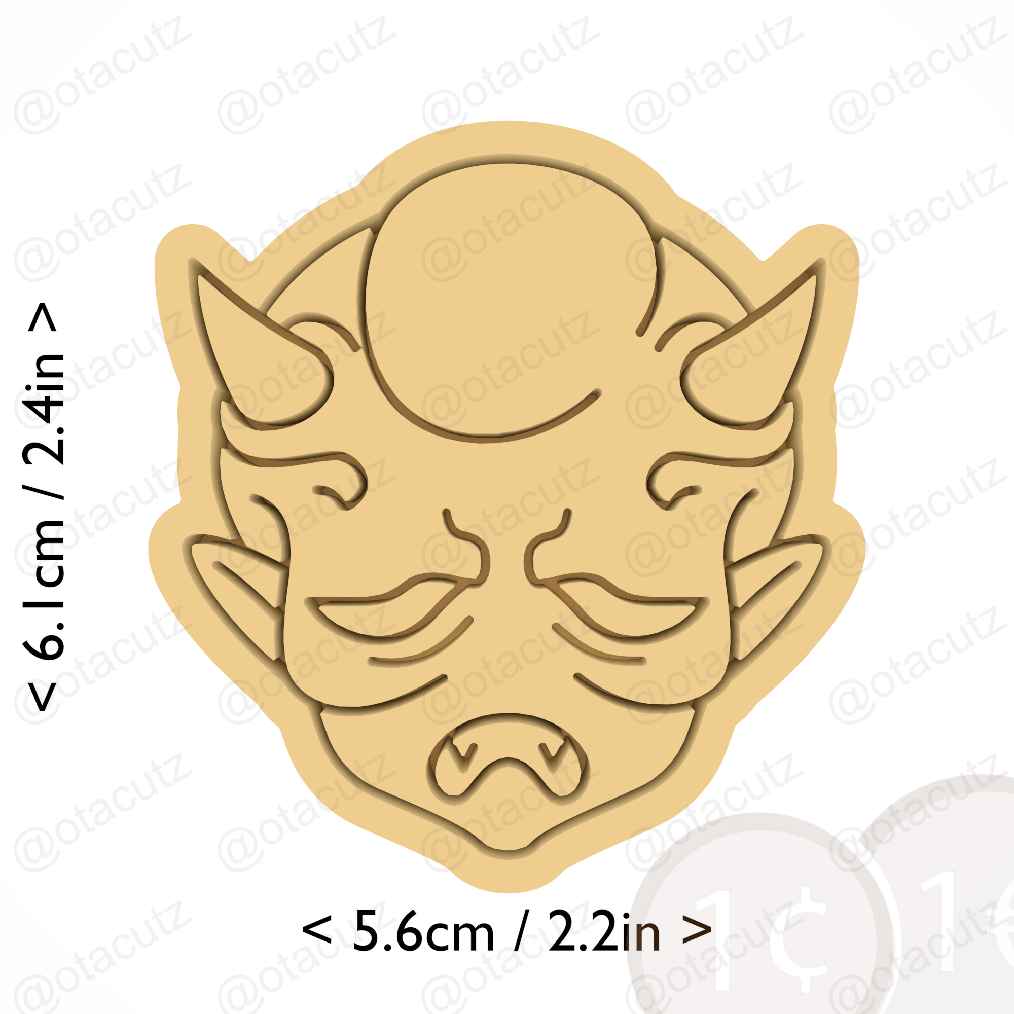 🍪 Hantengu-Ausstechform / KNY・Kostenlos 3D Datei für 3D-Druck・Cults