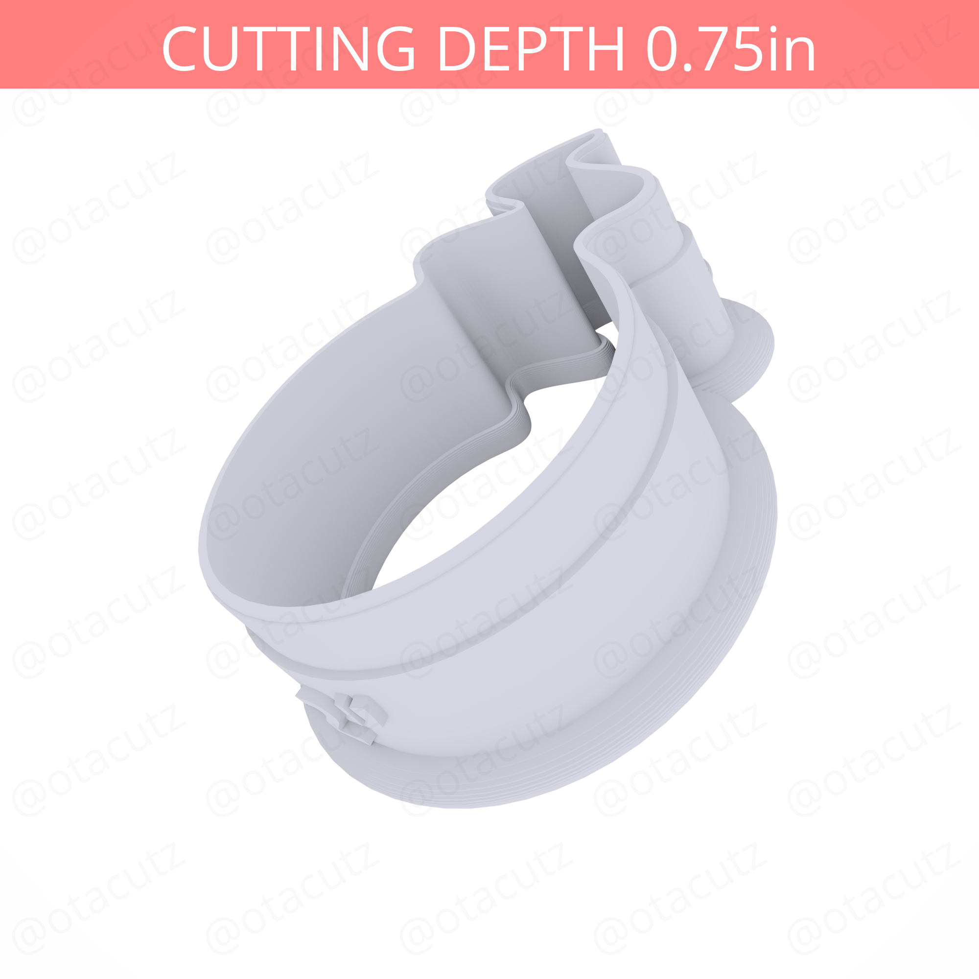 STL file Soul Cookie Cutter 2in / 5.1cm 🍪 ・3D print model to download・Cults