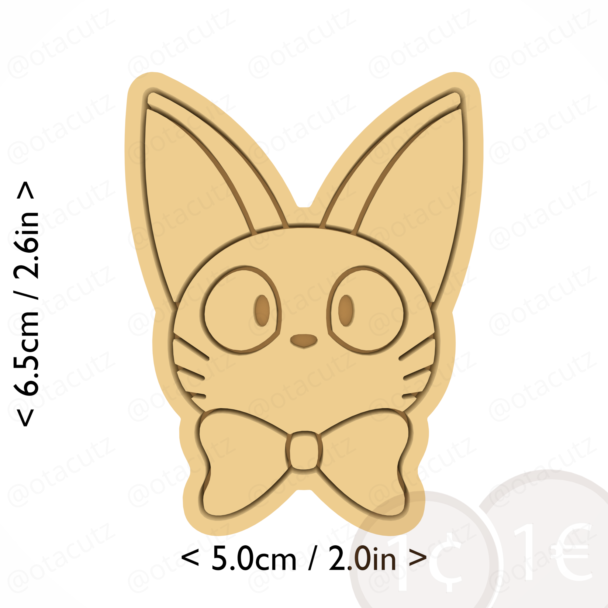 🍪 Jiji Cookie Cutter / Ghibli・ 3D File for ・Cults