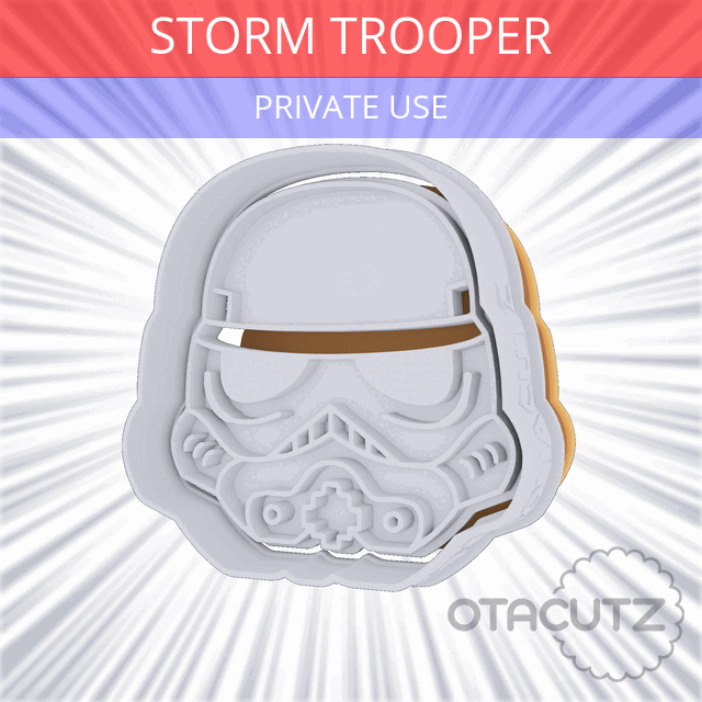 🍪 Storm Trooper Cookie Cutter / SW・Free 3D File for ・Cults