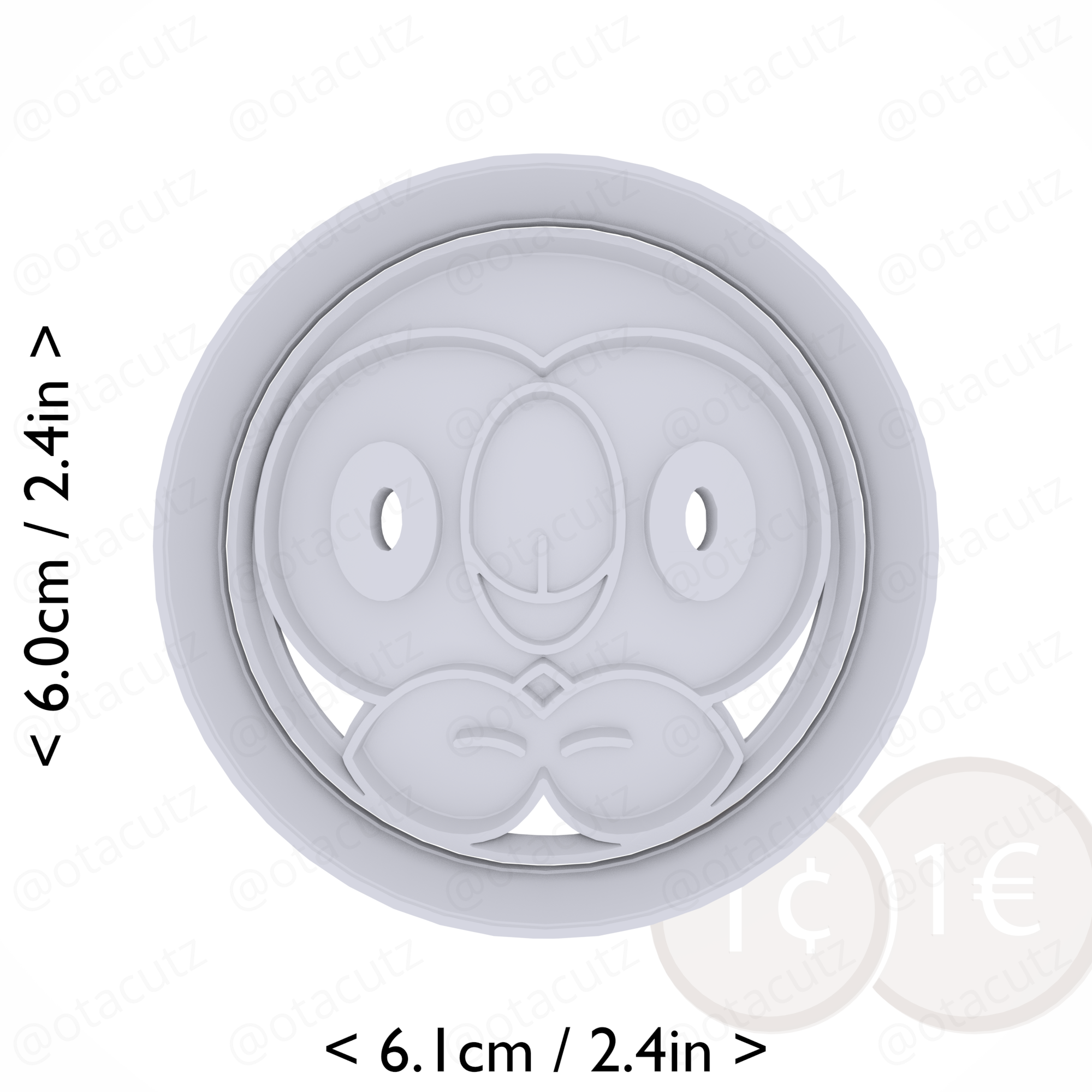 🍪 #0722 Rowlet Cookie Cutter / Pokémon・Free 3D File for ・Cults