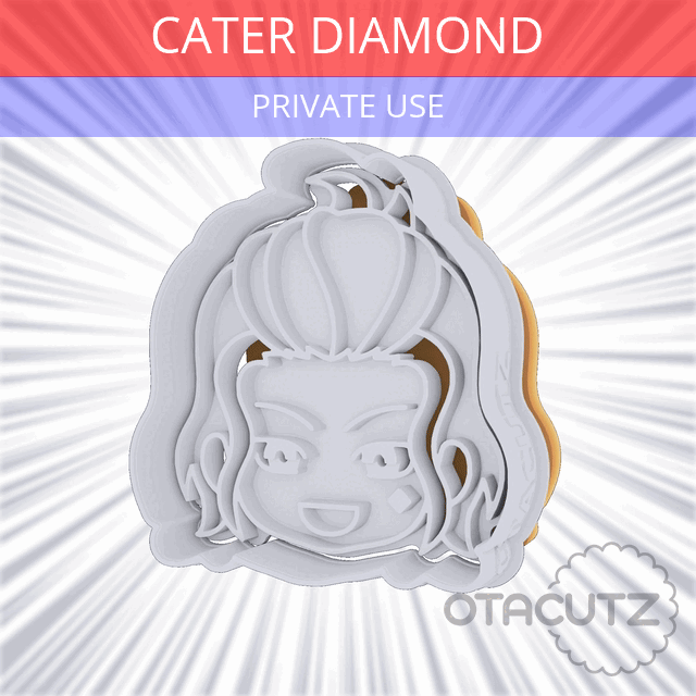 💎 Cater Diamond Cookie Cutter / Twisted-Wonderland・Free 3D File for ・Cults