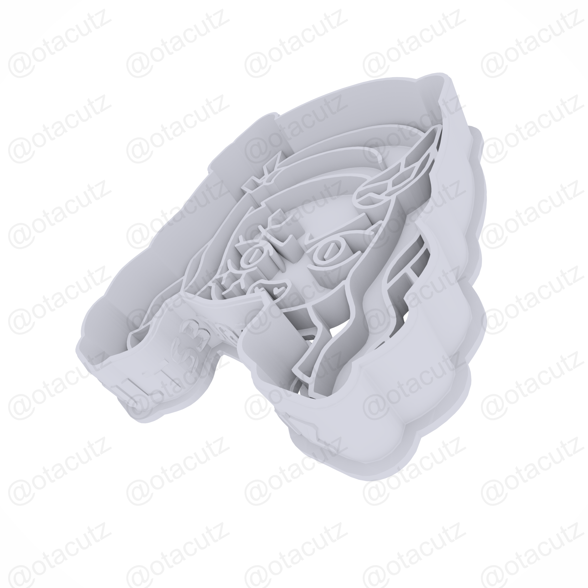 🍪 Nezuko Kamado Demon Ver Cookie Cutter / KNY・Fichier 3D Gratuit pour ...