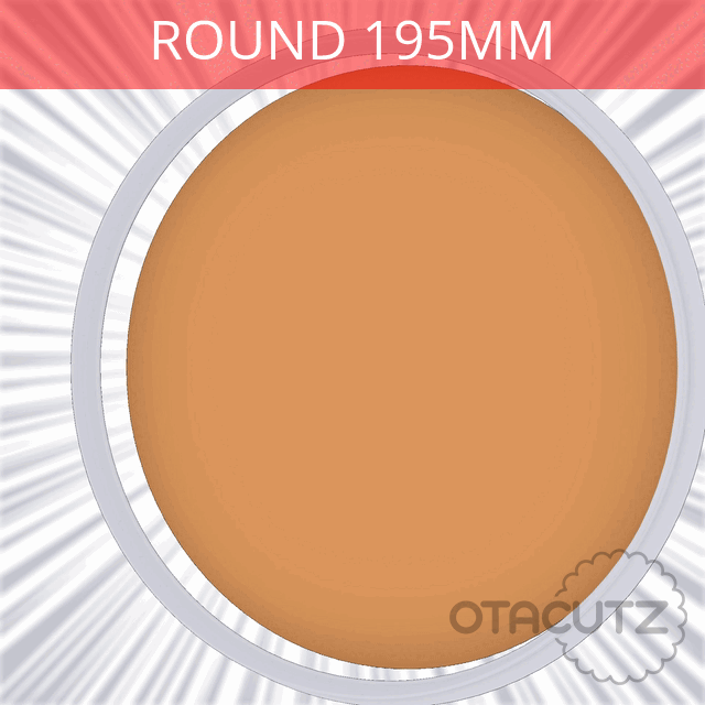 STL file Round Cookie Cutter 195mm 🍪・Template to download and 3D print ...