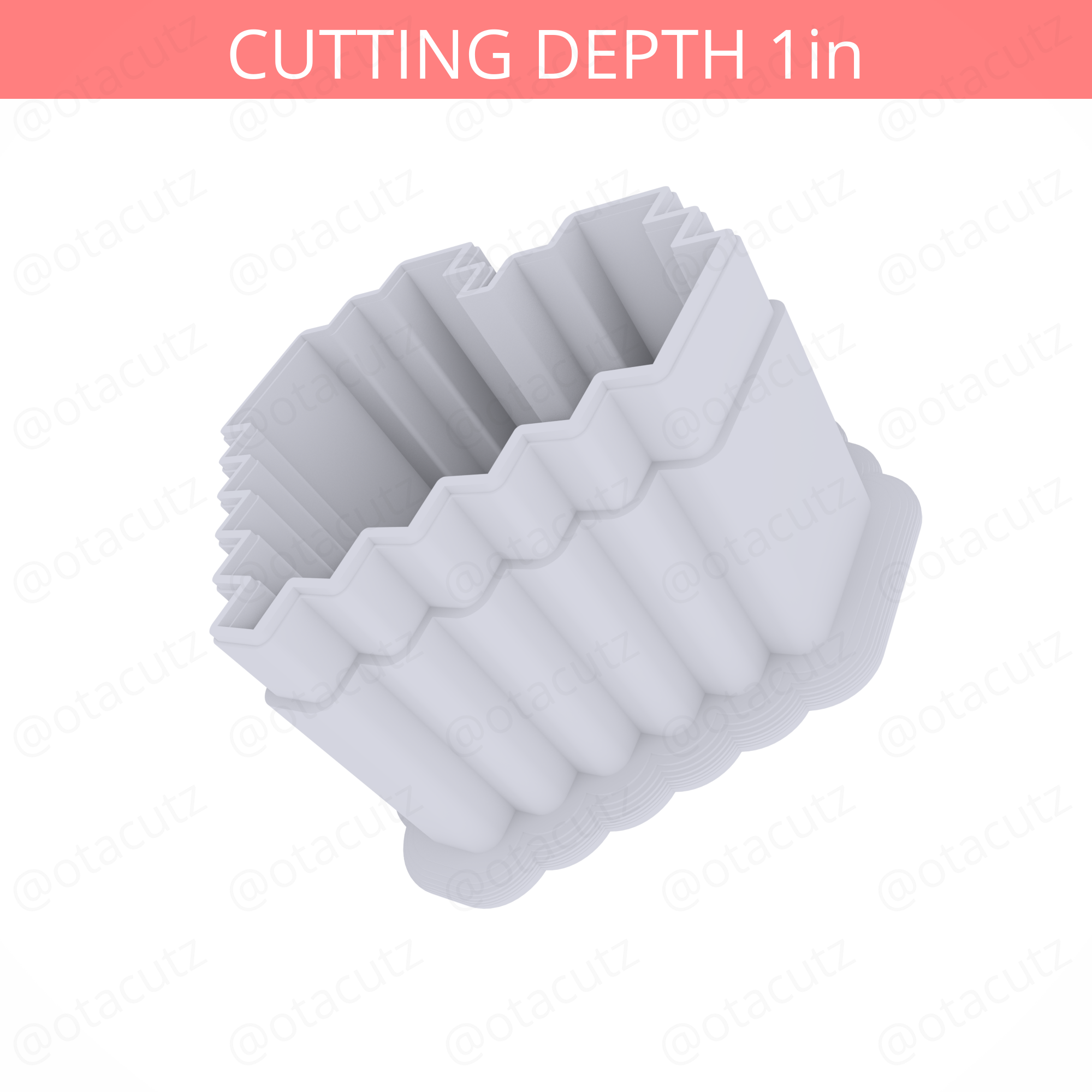 STL file Pixel Heart Cookie Cutter 1.5in / 3.8cm 💜 ・3D printable model ...