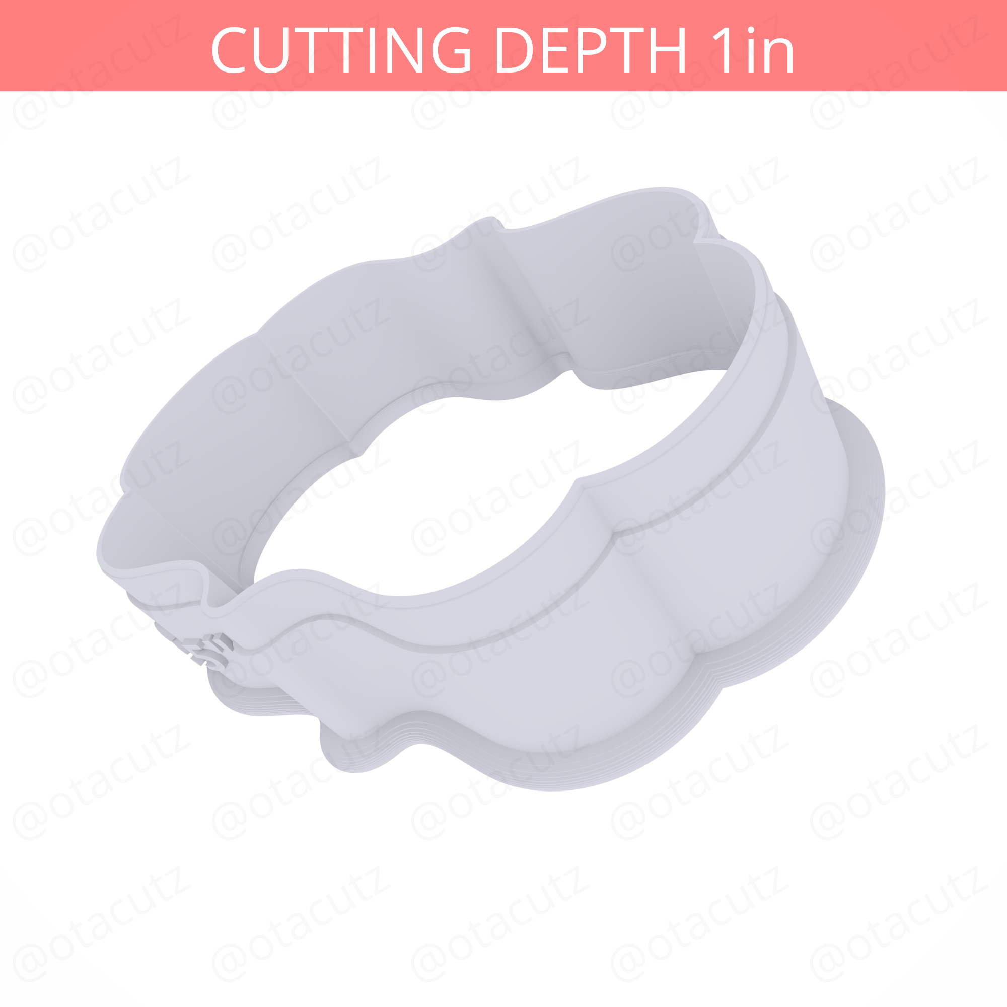 STL file Plaque #1 Cookie Cutter 3.5in / 8.9cm 🍪 ・3D printing template ...