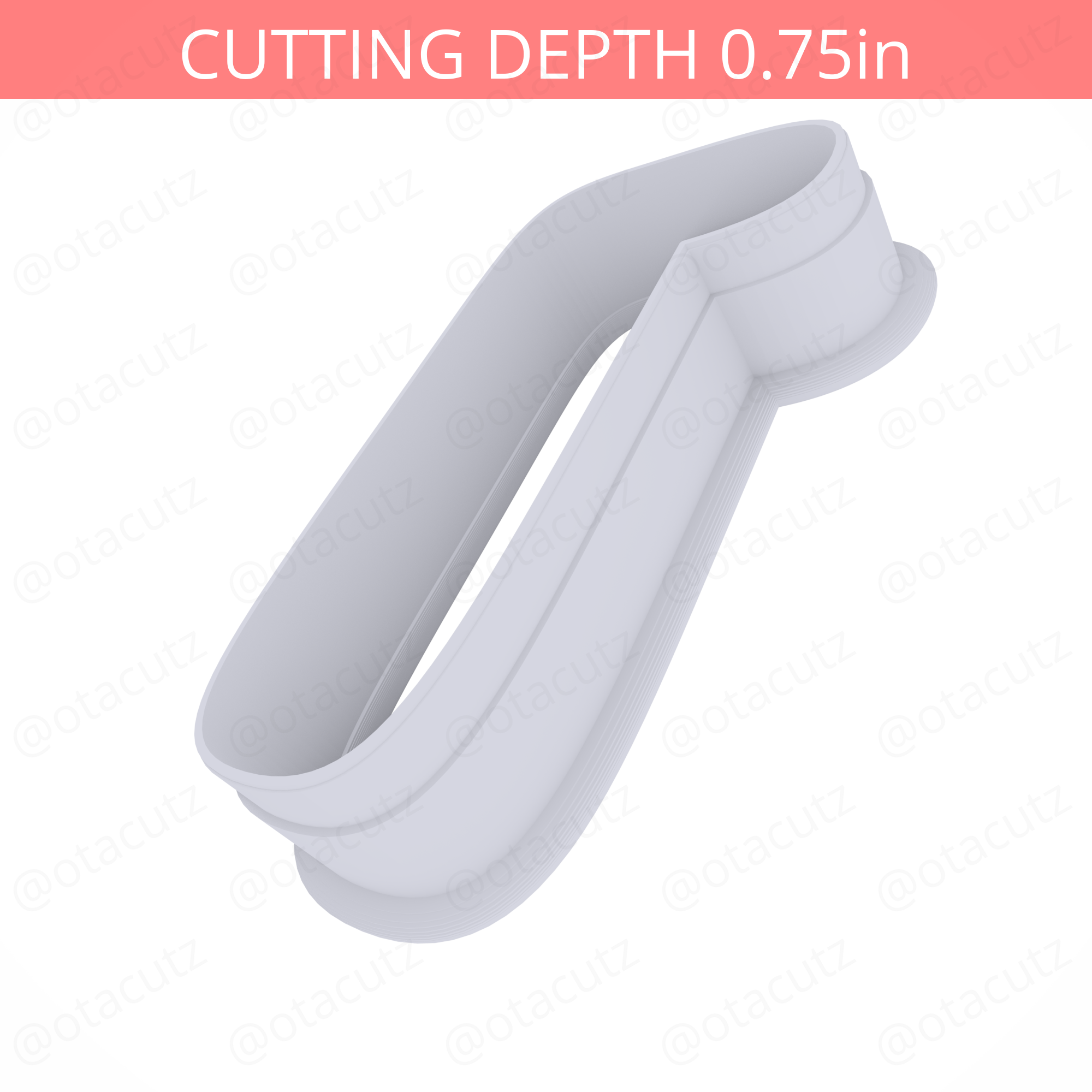STL file Number One Cookie Cutter 3in / 7.6cm 🍪・3D printer design to ...