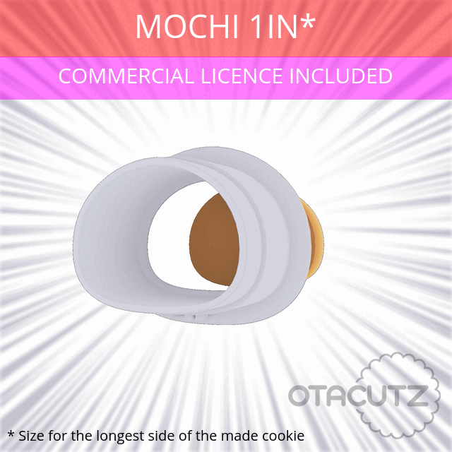 Archivo STL Cortador de galletas Mochi 1in / 2.5cm 🍪・Modelo para ...