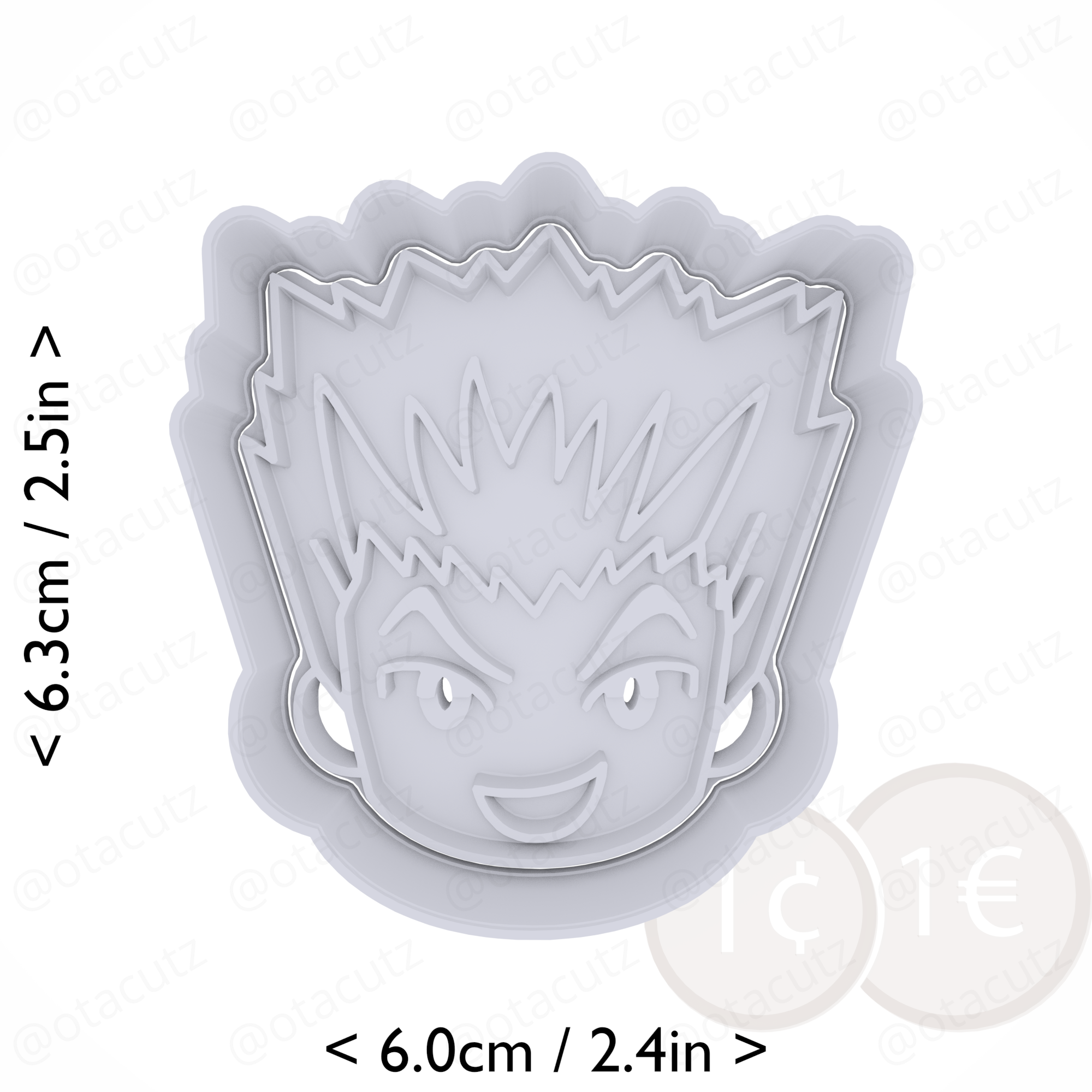 🍪 Koutarou Bokuto Cookie Cutter / Haikyuu・Free 3D File for ・Cults