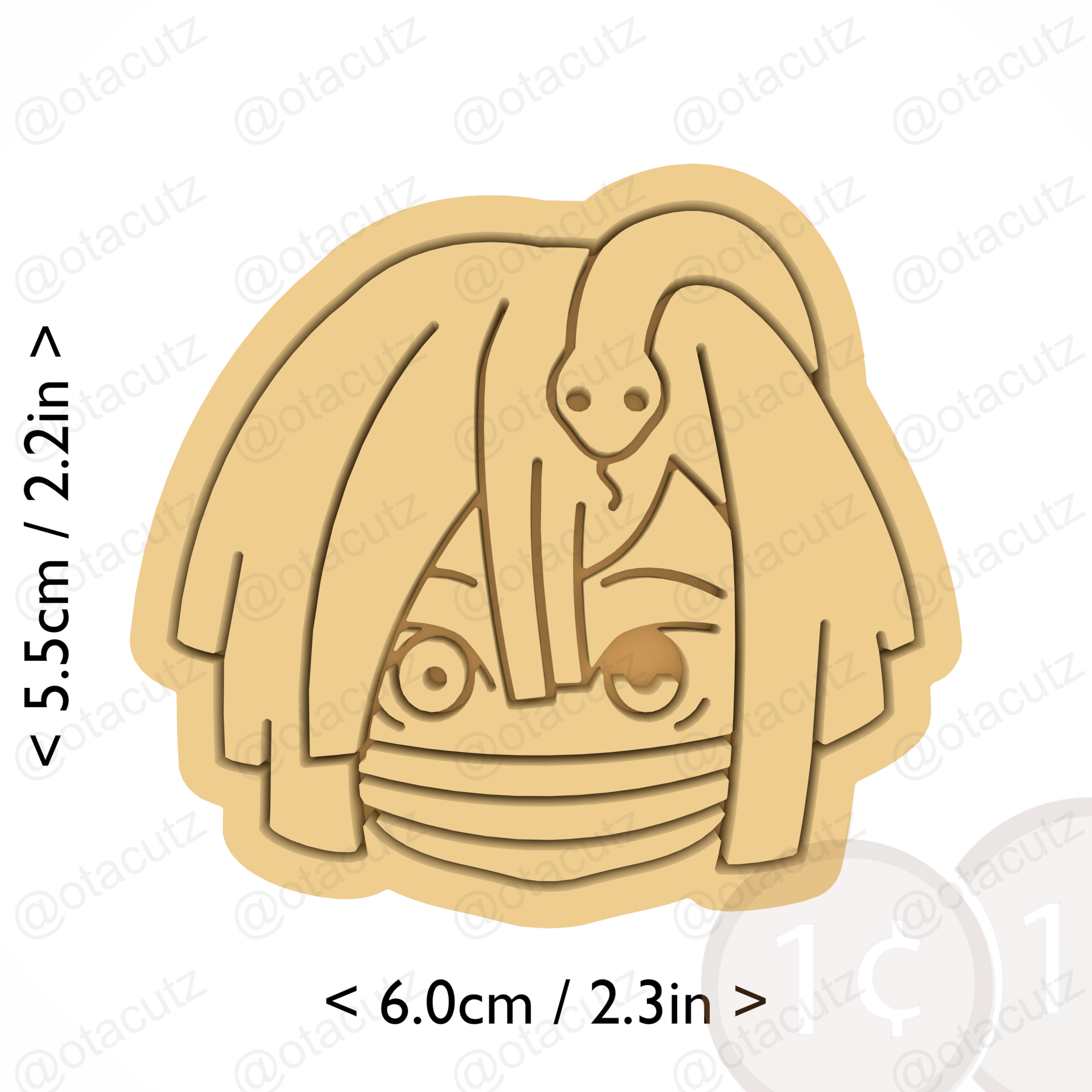 🍪 Obanai Iguro Cookie Cutter / KNY・Free 3D File for 3D printing・Cults