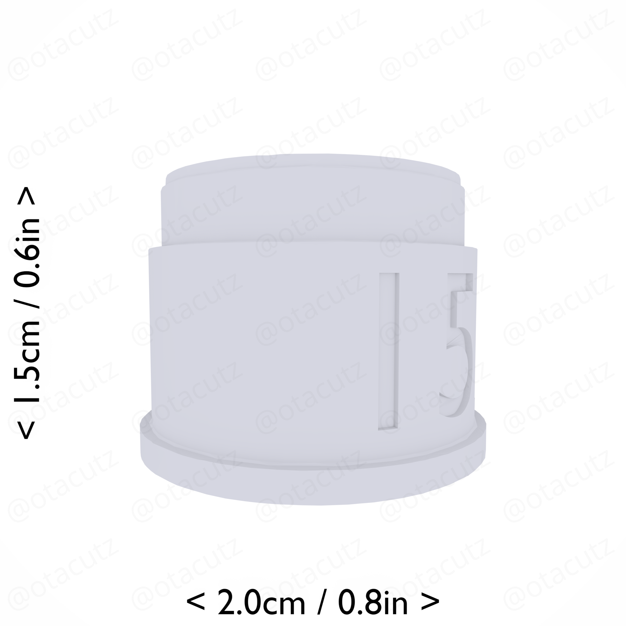 STL file Round Cookie Cutter 15mm 🍪・3D printing idea to download・Cults