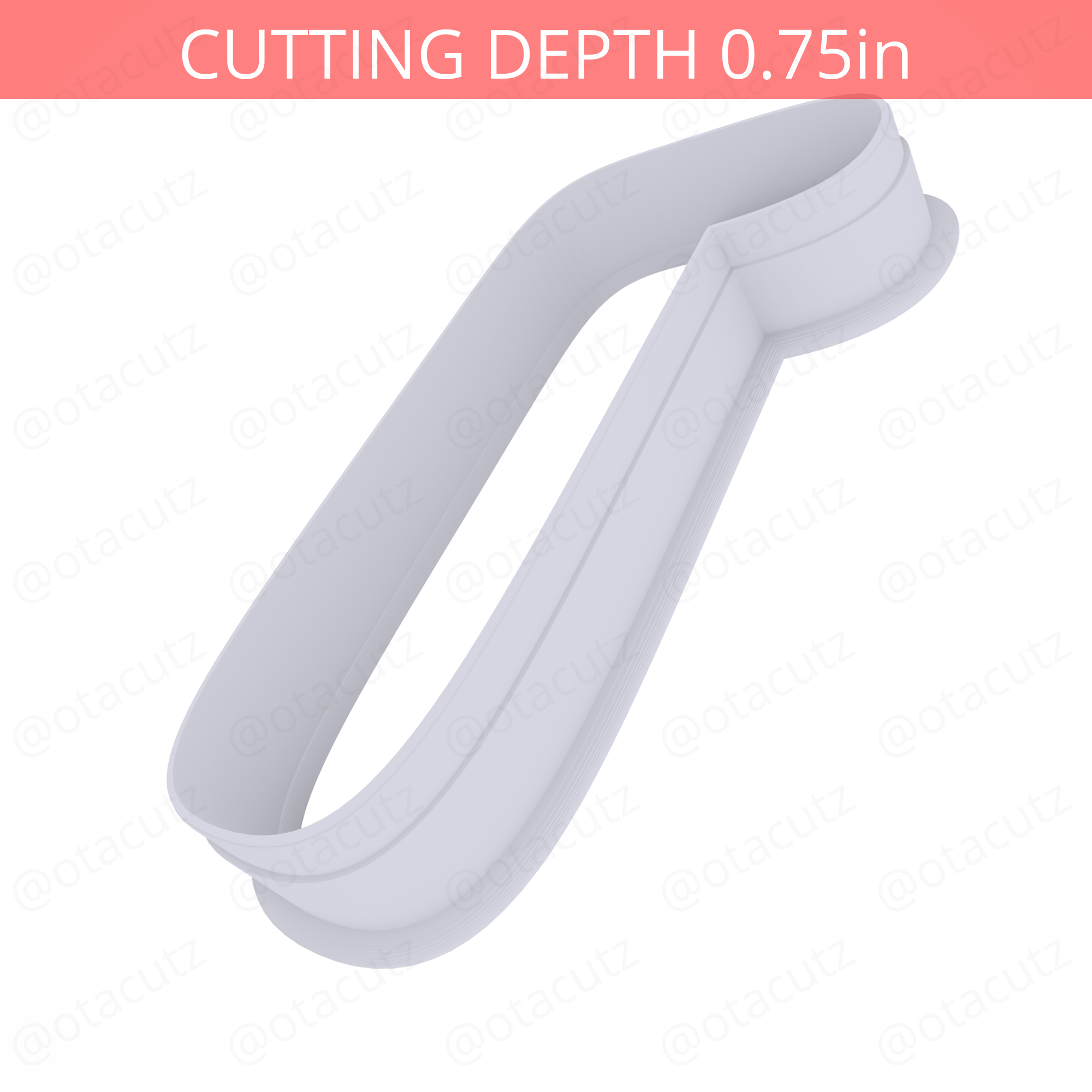 STL file Number One Cookie Cutter 4.25in / 10.8cm 🍪 ・3D print design to ...