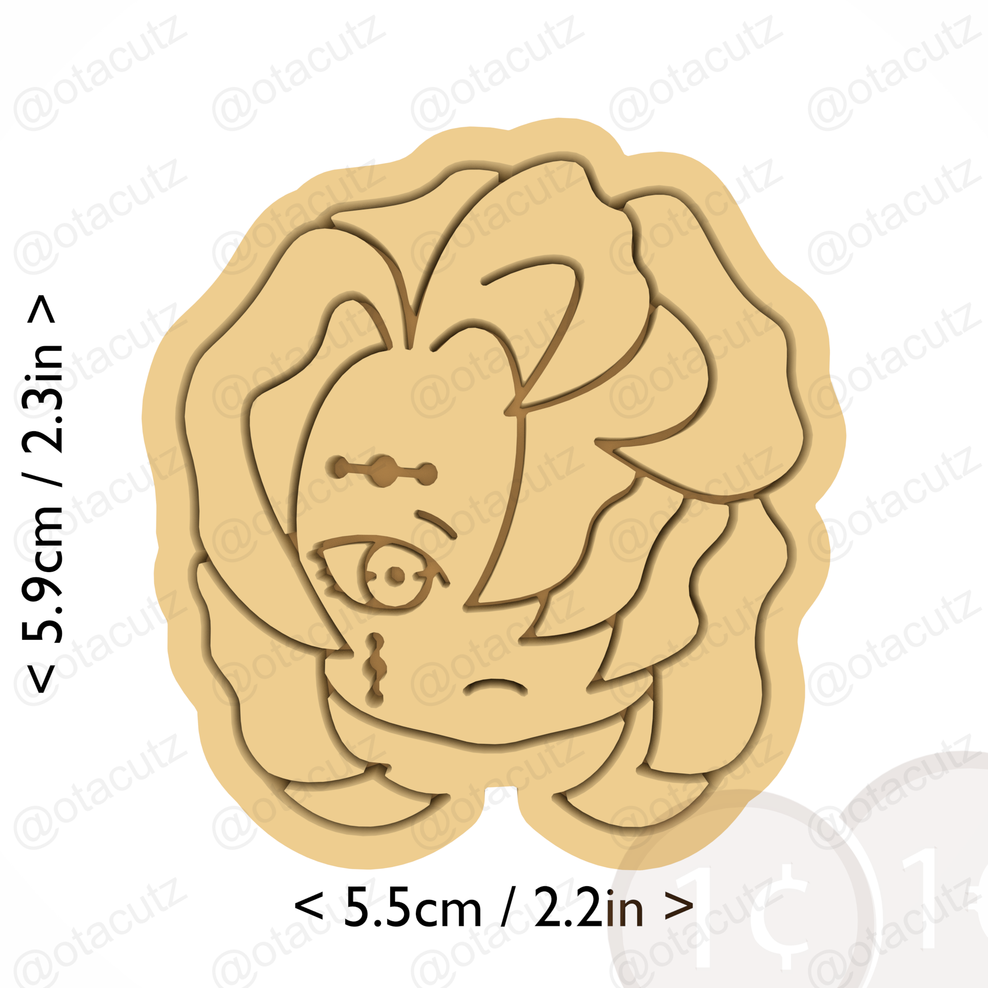 🍪 Rui Ausstechform / KNY・Kostenlos 3D Datei für 3D-Druck・Cults