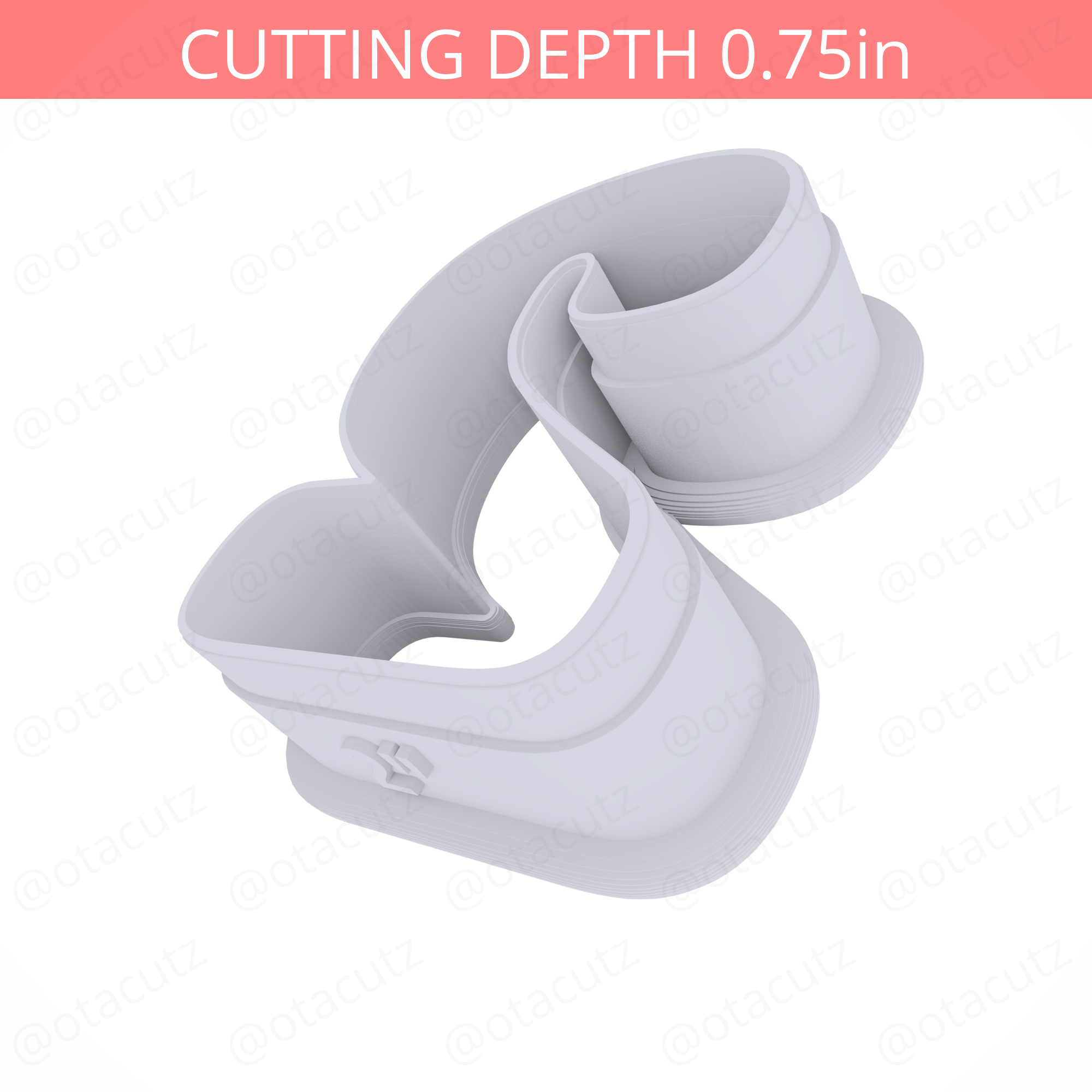 STL file Number Two Cookie Cutter 2in / 5.1cm 🍪 ・3D printing template ...
