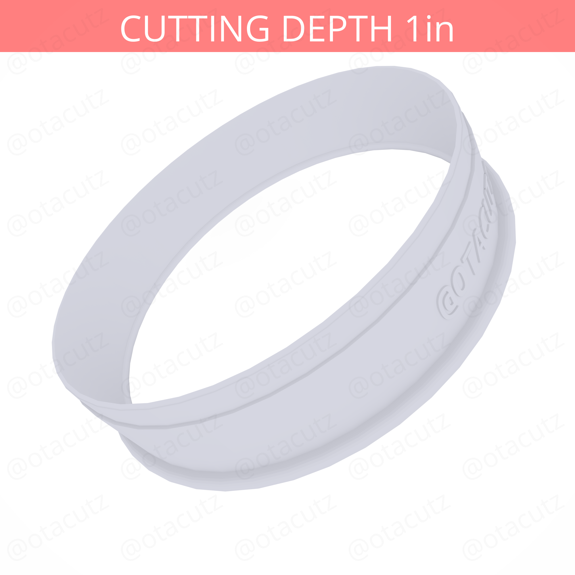 🍪 Round Cookie Cutter 4in / 101.6mm・ STL File for ・Cults