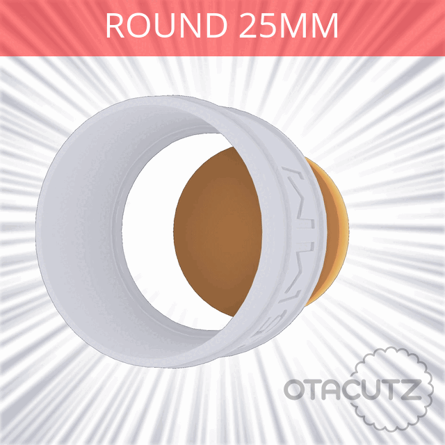 STL file Round Cookie Cutter 25mm 🍪 ・3D printable model to download・Cults