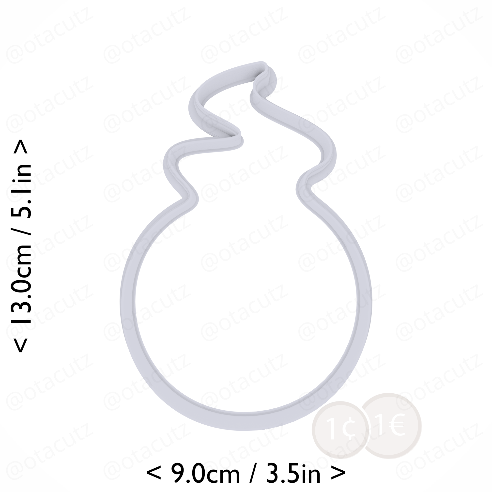 STL file Soul Cookie Cutter 4.75in / 12.1cm 🍪 ・3D print design to ...