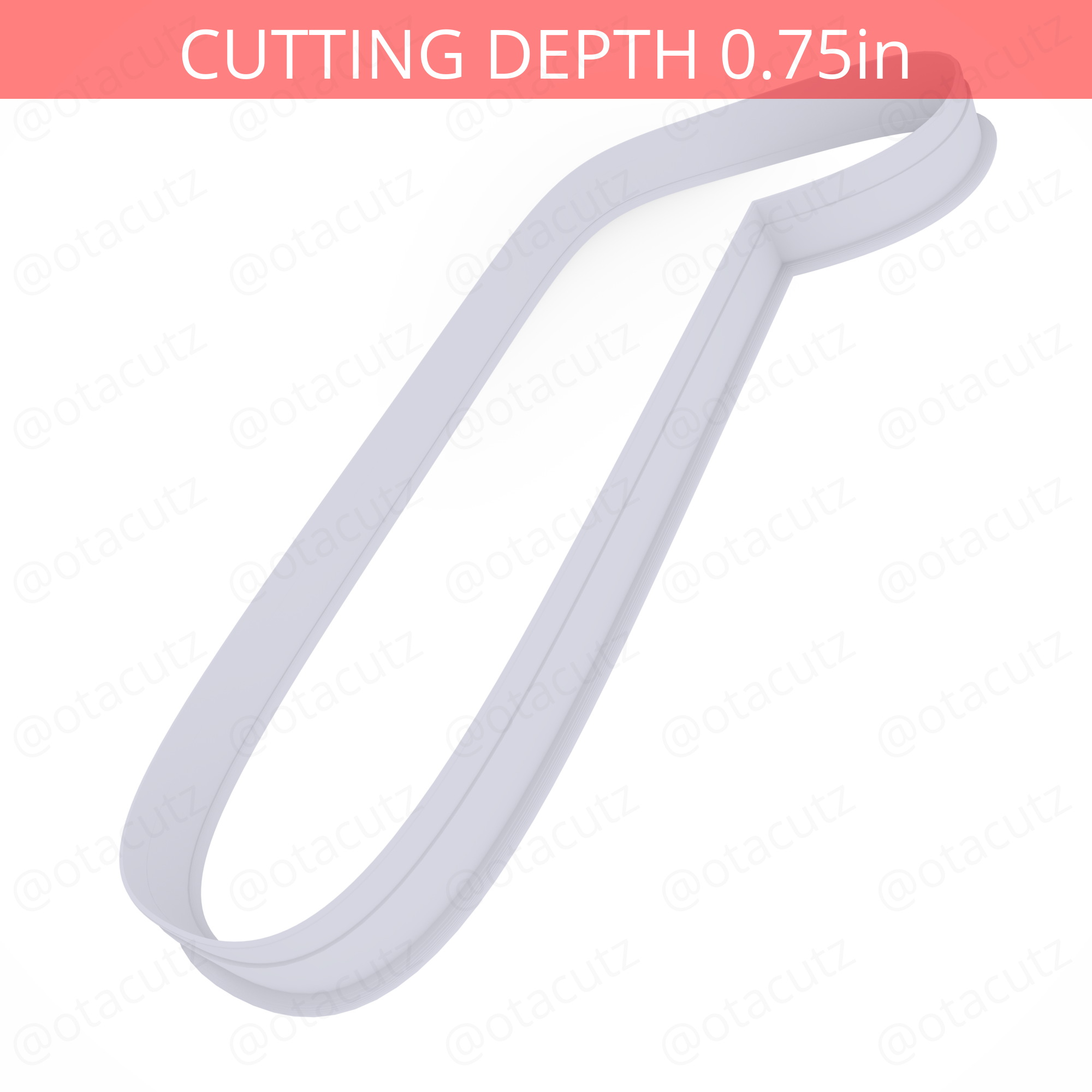 STL file Number One Cookie Cutter 9in / 22.9cm 🍪 ・3D print design to ...