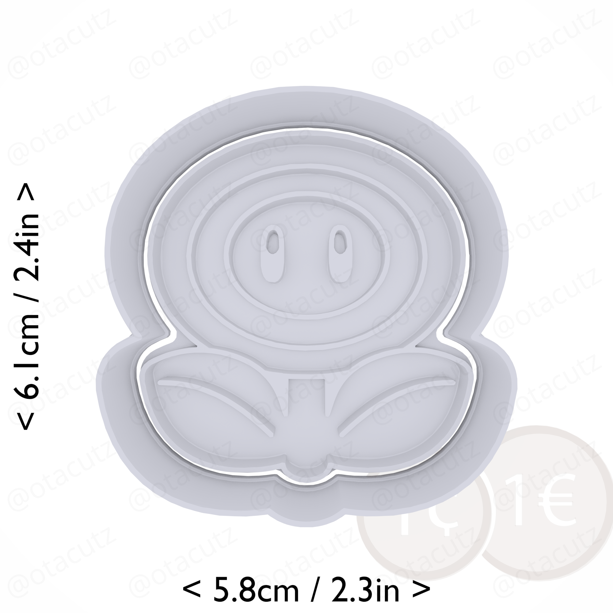 Free 3D file Flower Cookie Cutter / SMB 💐 ・3D printer design to ...
