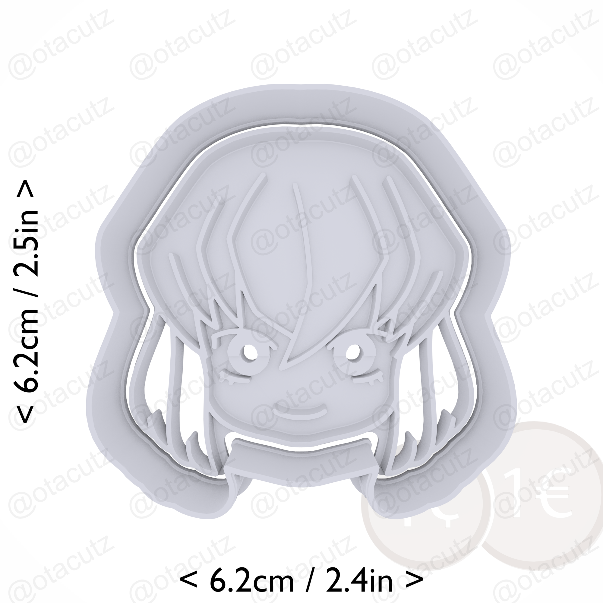 🍪 Inosuke Hashibira Découpeur de biscuits / KNY・Fichier 3D Gratuit pour ...