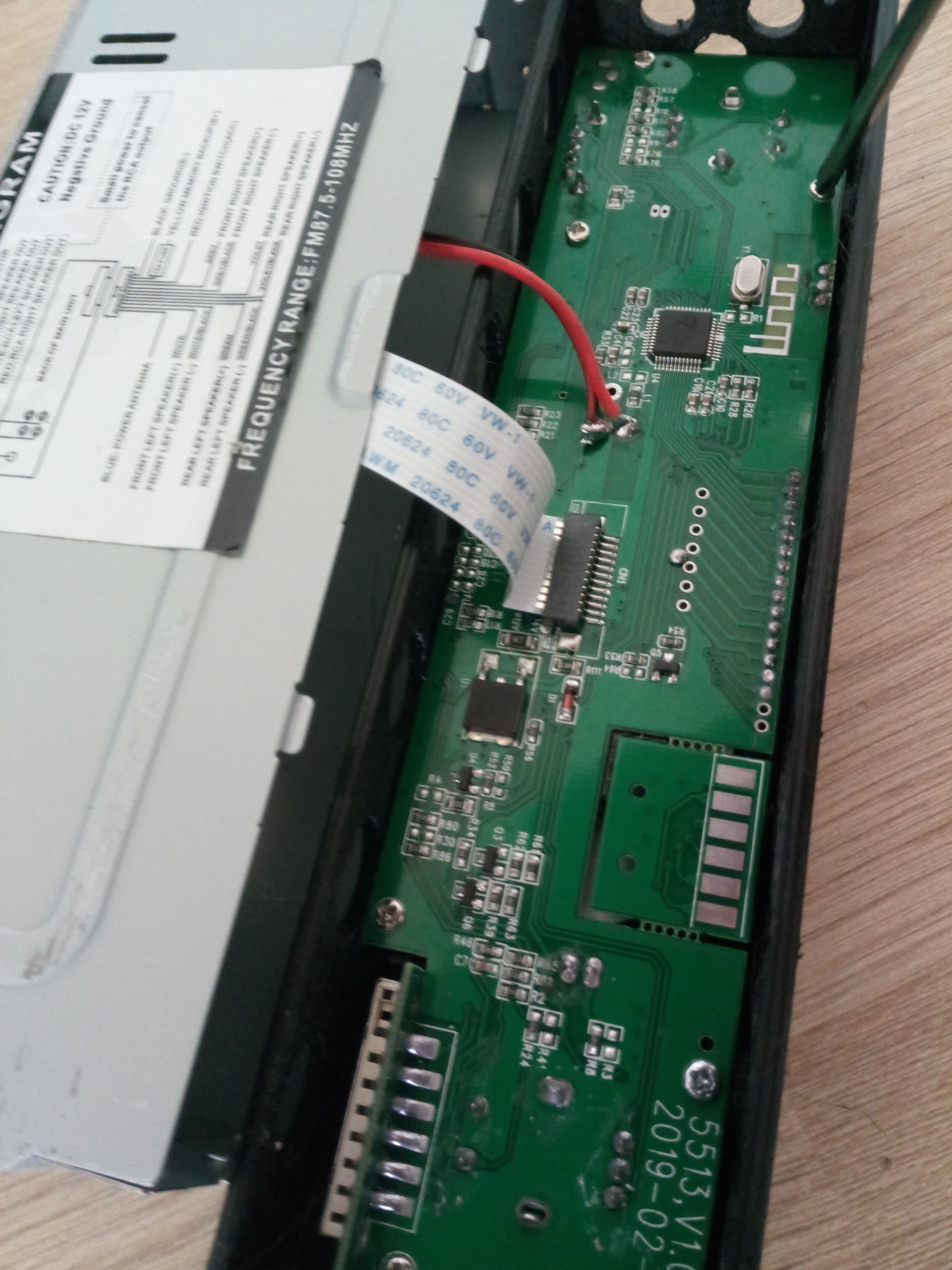 STL file 1DIN bluetooth USB car radio front panel 💾 ・3D printable model ...