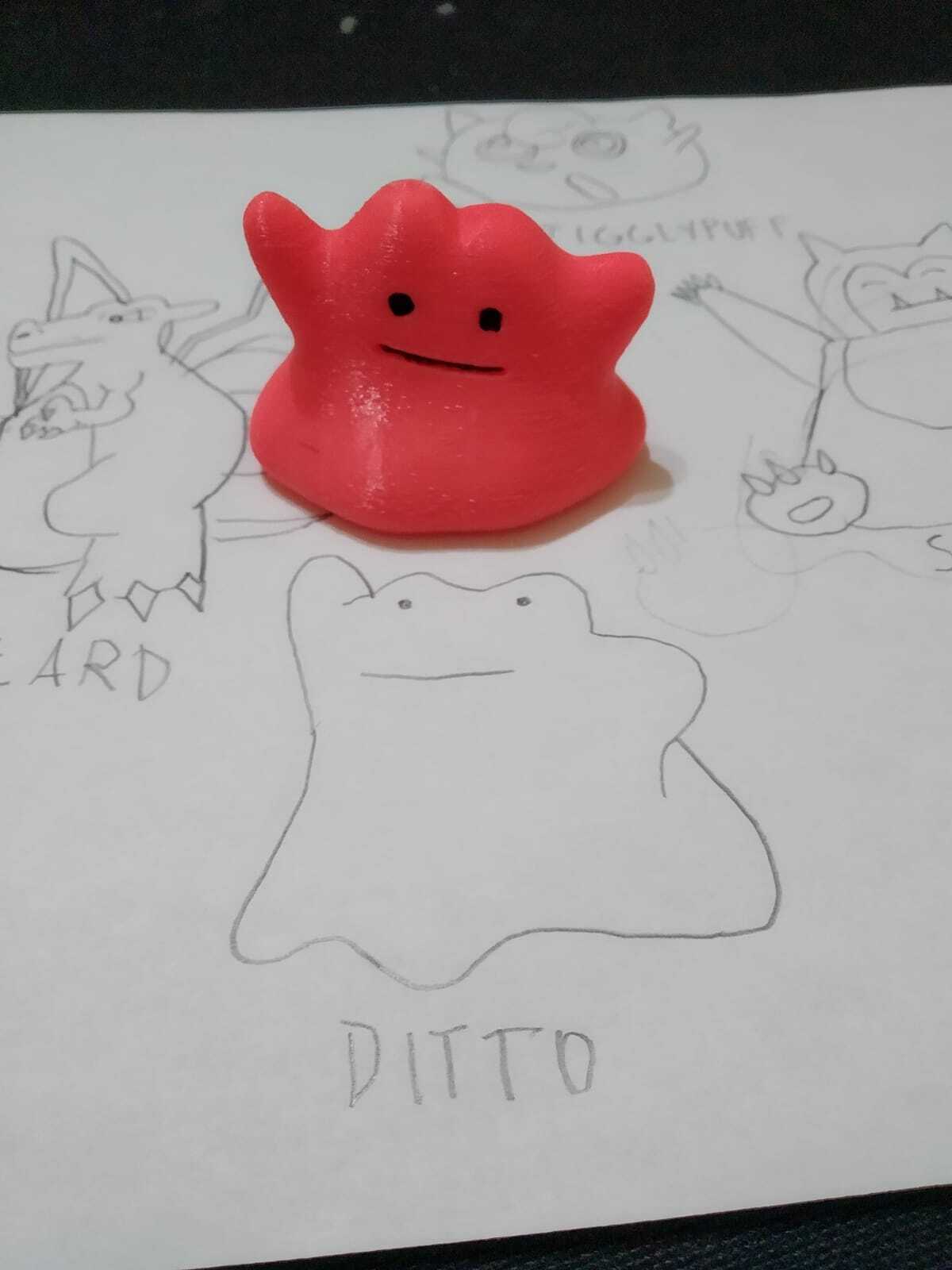3D print Ditto with eyes・Cults