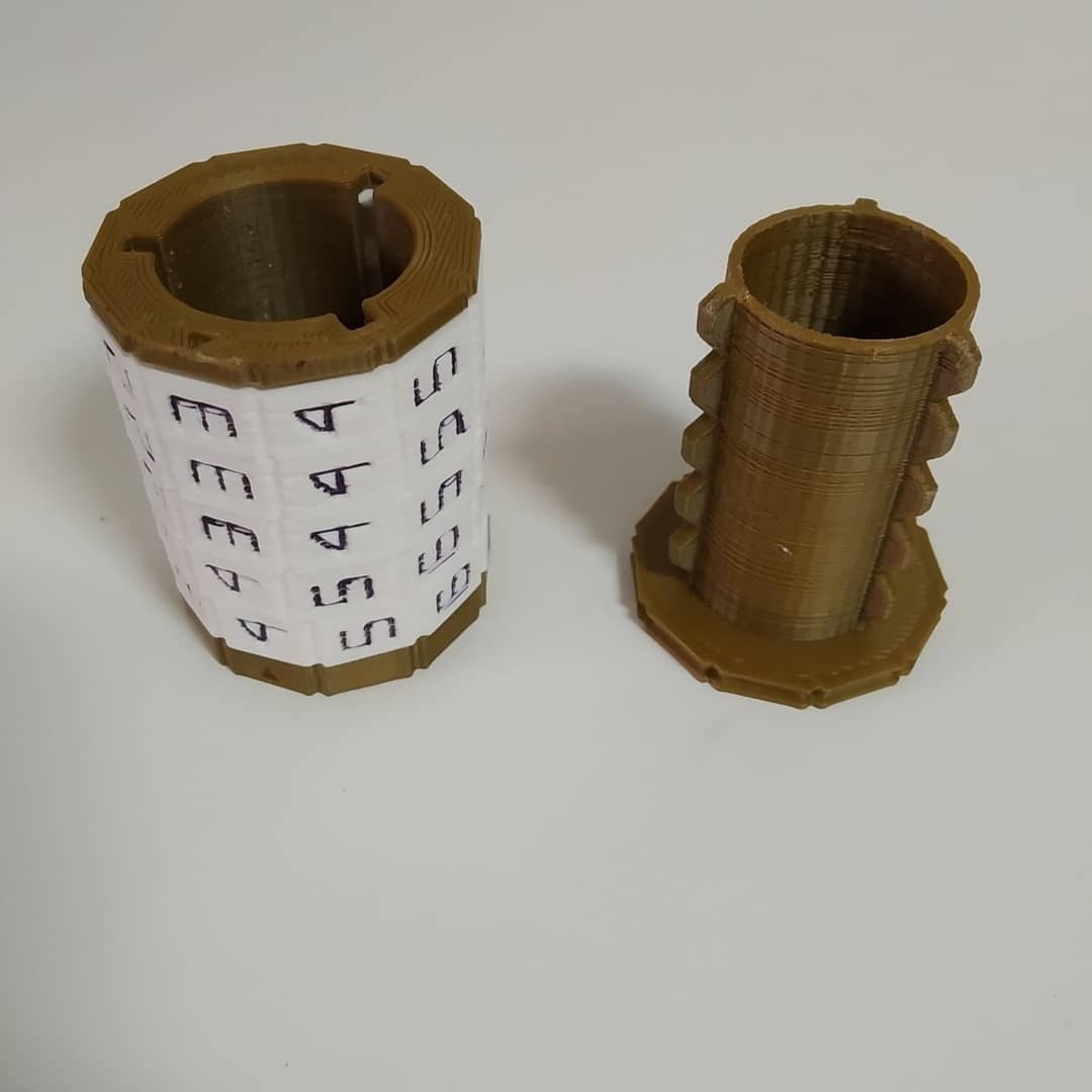 3D print Combination Safe 00 (Cryptex)・Cults