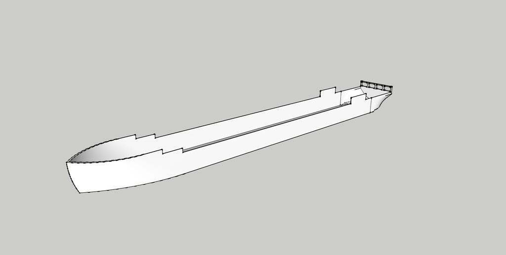 免费 STL 文件 1/87 Container Cargo Ship (Wana Bhum) 🚢 ・可下载 3D 打印设计・Cults