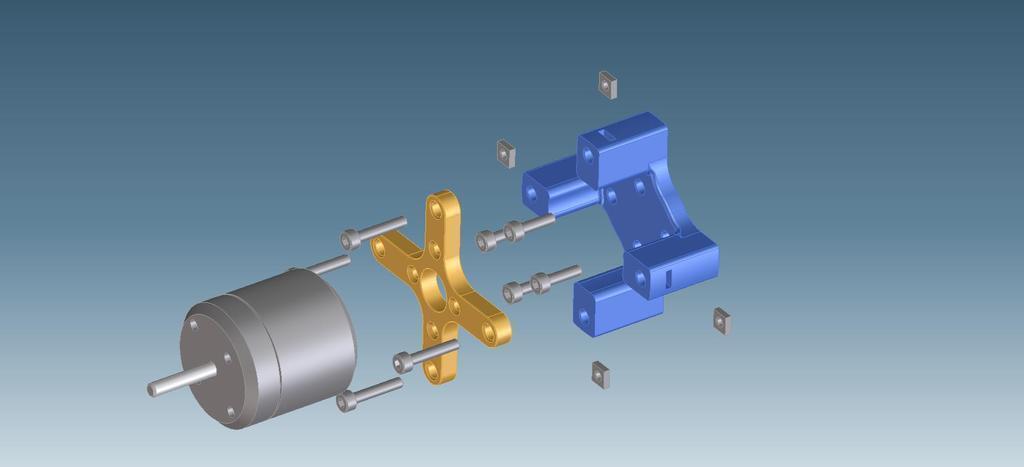 🚁 Engine mount for brushless motor・Free STL File for ・Cults