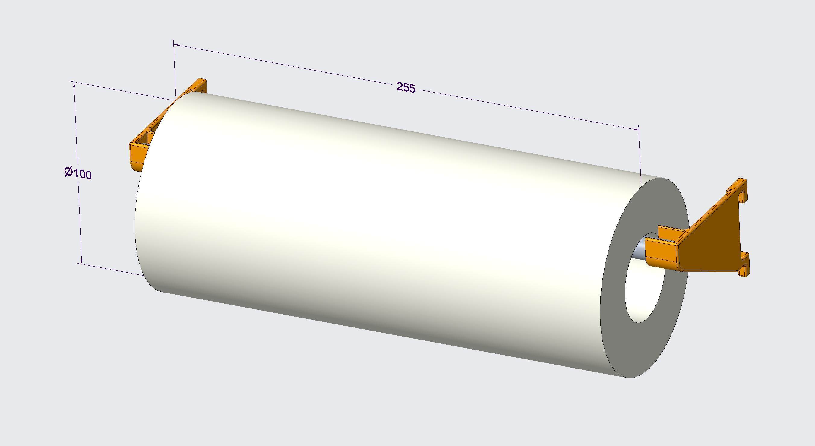 Free STL file Skadis, Paper roll holder 🔧 (STEP)・3D printable object to ...