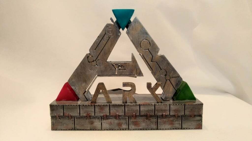 3D printing Ark Survival Evolved hollow logo for leds・Cults
