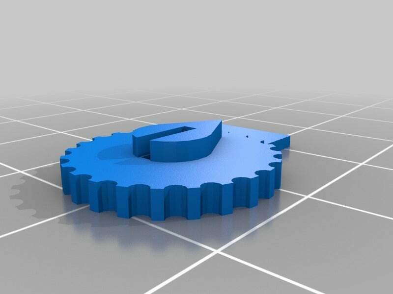 Free STL file Potentiometer Knob 🔧 (SCAD)・3D printer design to download ...