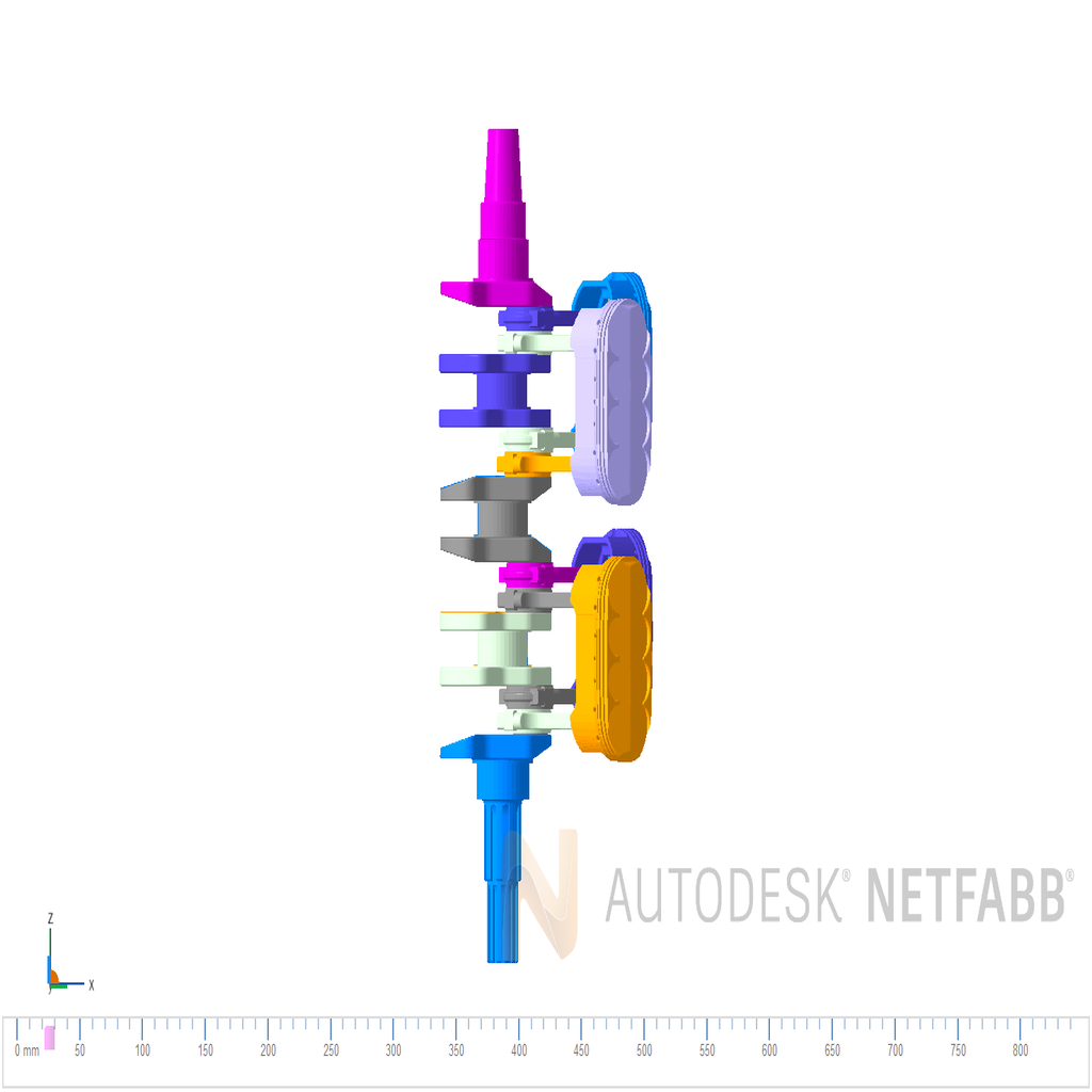 Free STL file Oval_Pistons_Engine _Assembled_half_size 👽 ・3D printable ...