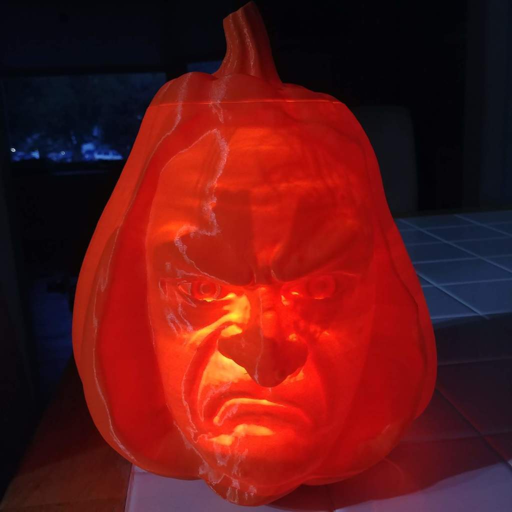 🎃 Creepy Face Pumpkin・Free STL File for ・Cults