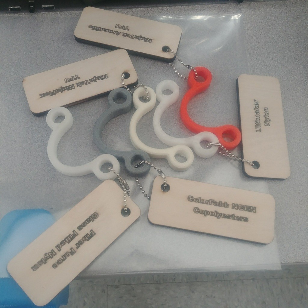 Arquivo grátis STL Peça de teste de flexibilidade de filamentos 🔧 ...