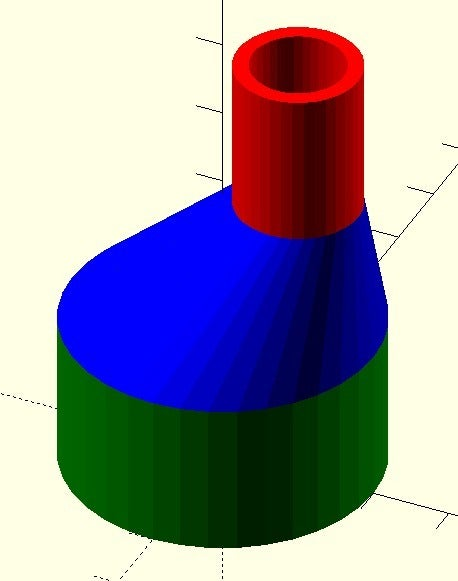 Free SCAD file Customizable offset pipe reducer 🔫 ・3D printable model ...