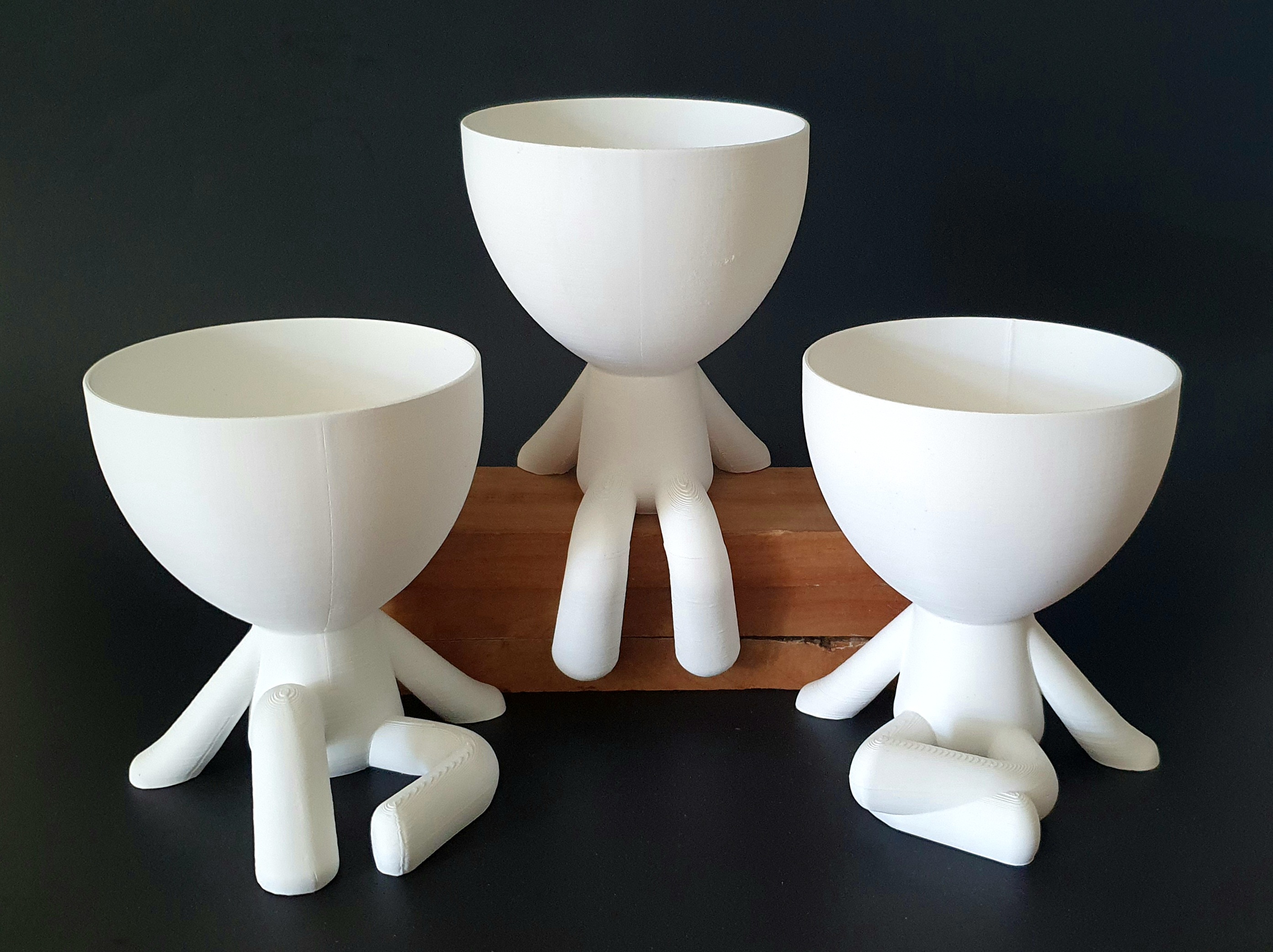 🪴 BUNDLE 04 - ROBERT PLANTERS - LITTLE PEOPLE PLANTERS・ STL File for 3D ...